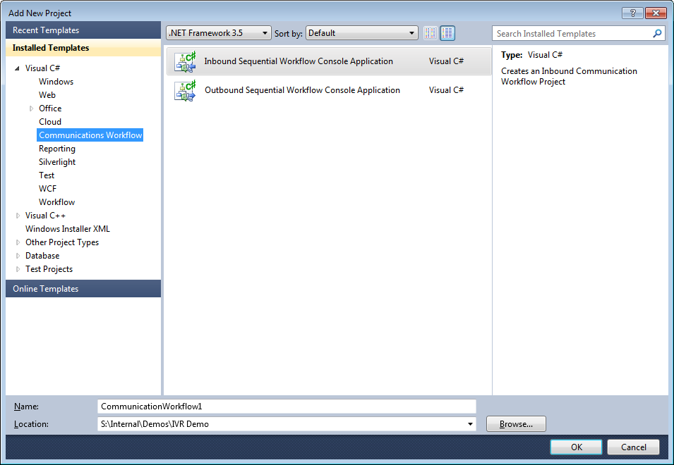 Creating a Workflow Application
